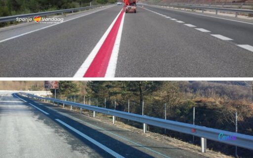 Wat zijn deze nieuwe groene lijnen op de Spaanse wegen?