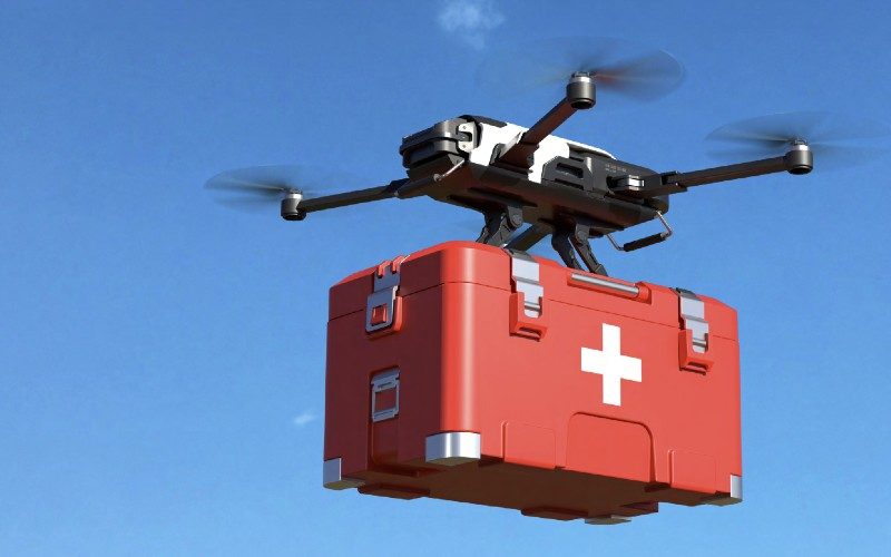 Materiaal, monsters en medicijnen vervoeren via drones in de Catalaanse ...